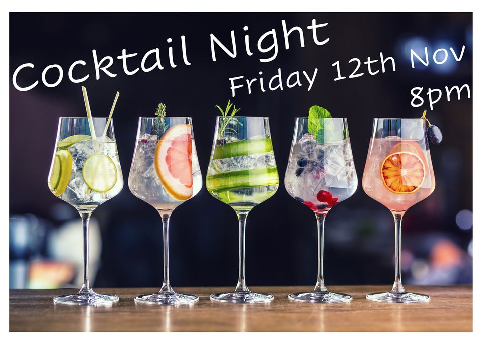 Cocktail Night at The Flying Pig – Welcome to Dunscore